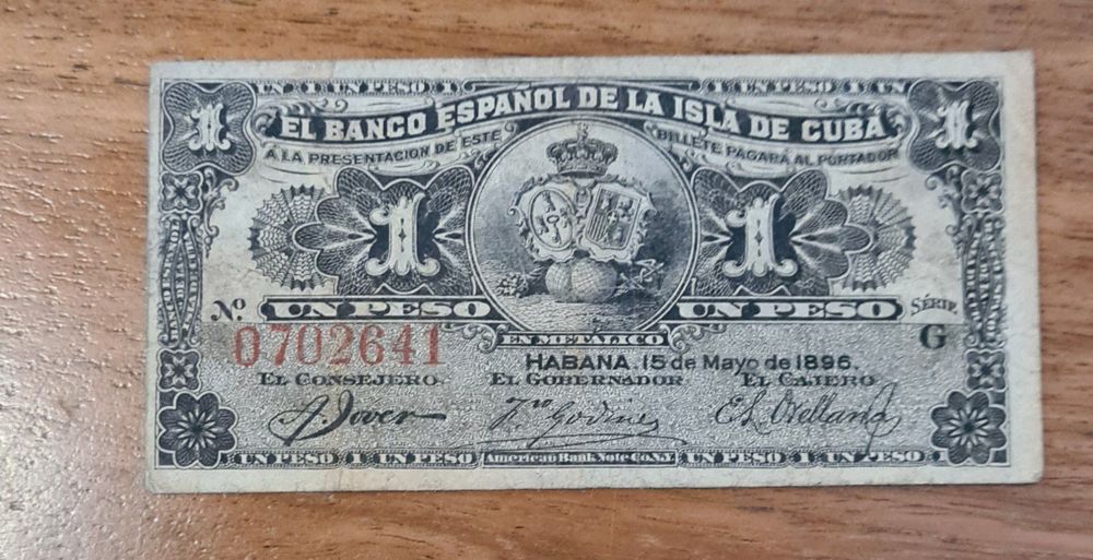 Billet de banque cuba 1896 | Kaufen auf Ricardo