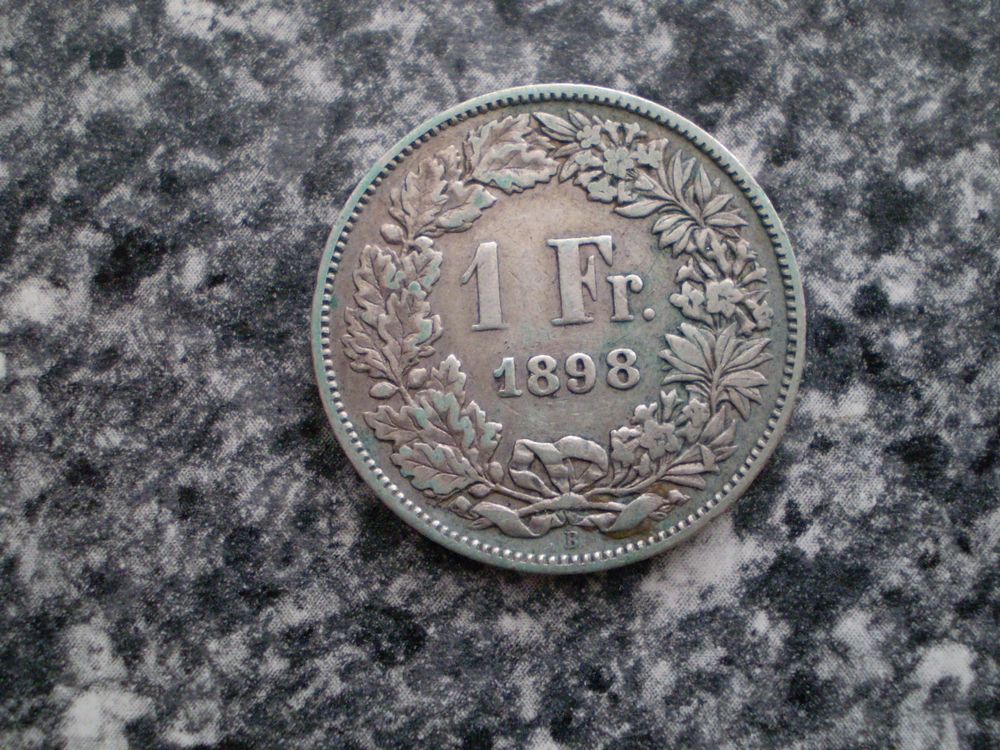 1 Fr.1898 !!! Rar !!! ab 1.- !!! (Gebraucht) in Dierikon für CHF 4 – mit Lieferung auf Ricardo ...