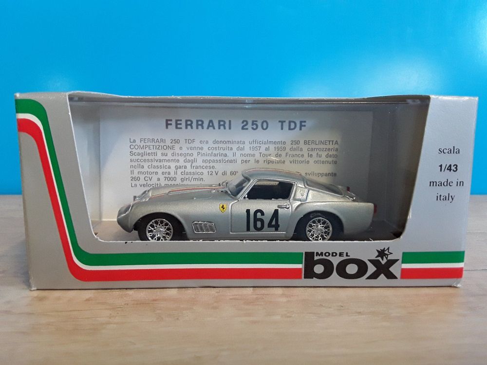 BOX-MODEL - FERRARI 250 TDF - TOUR DE FRANCE 1958 - 1:43 (Gebraucht) in ...