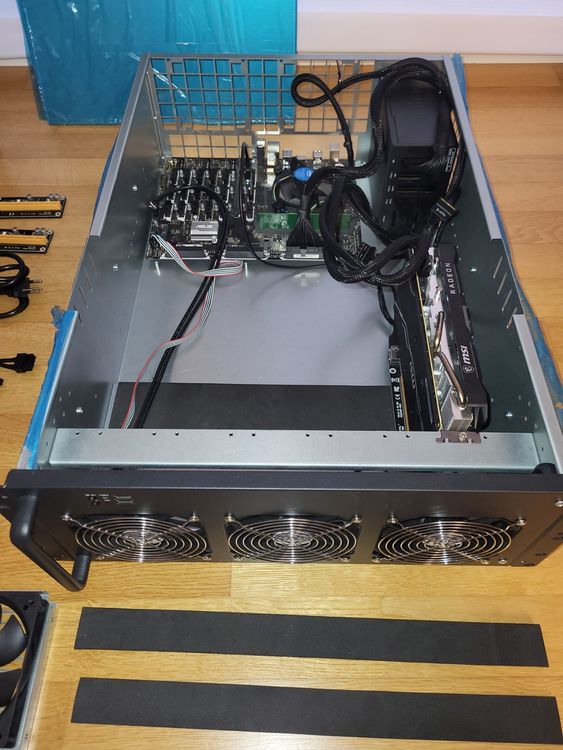 Mining Rig, Case mit 1 GPU, Ready to mine (Gebraucht) in Kerns für CHF ...