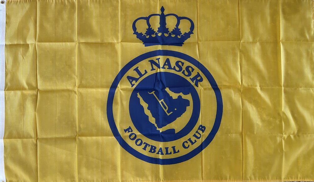 Al Nassr Fahne Cristiano Ronaldo CR7 Saudi Arabien Geld Öl (Neu und ...
