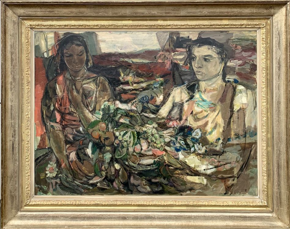 Gottfried Kunz (1910-?) grosses Gemälde | Acheter sur Ricardo