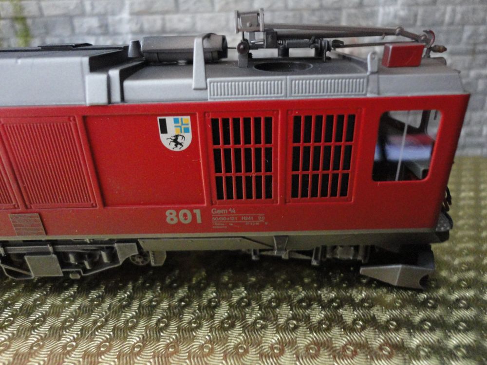 Ferro Suisse HOm, RhB, Zweikraftlokomotive, Gem 4/4, No: 801 (Gebraucht ...
