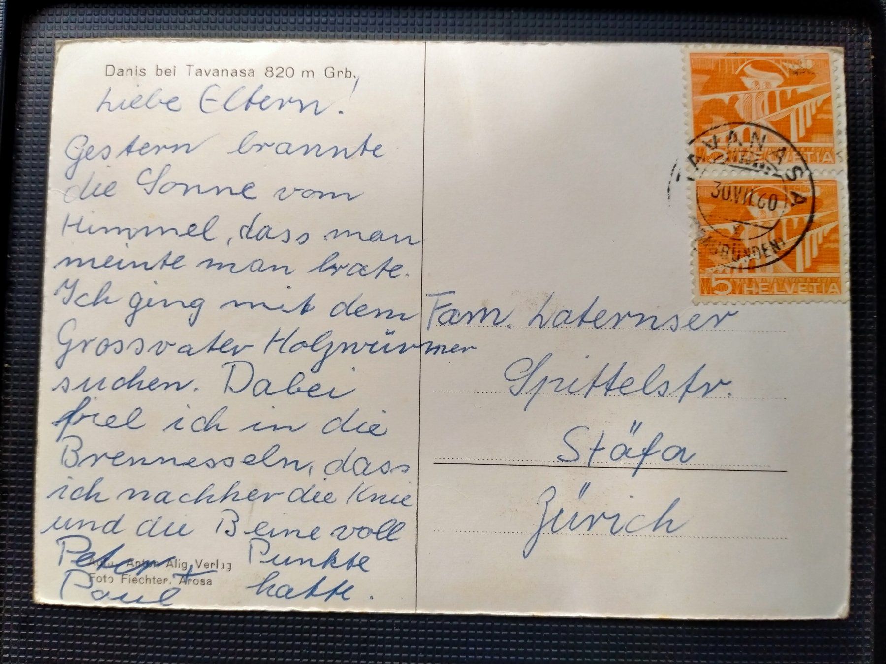AK Danis Tavanasa / Breil/Brigels Surselva Graubünden (Gebraucht) in ...