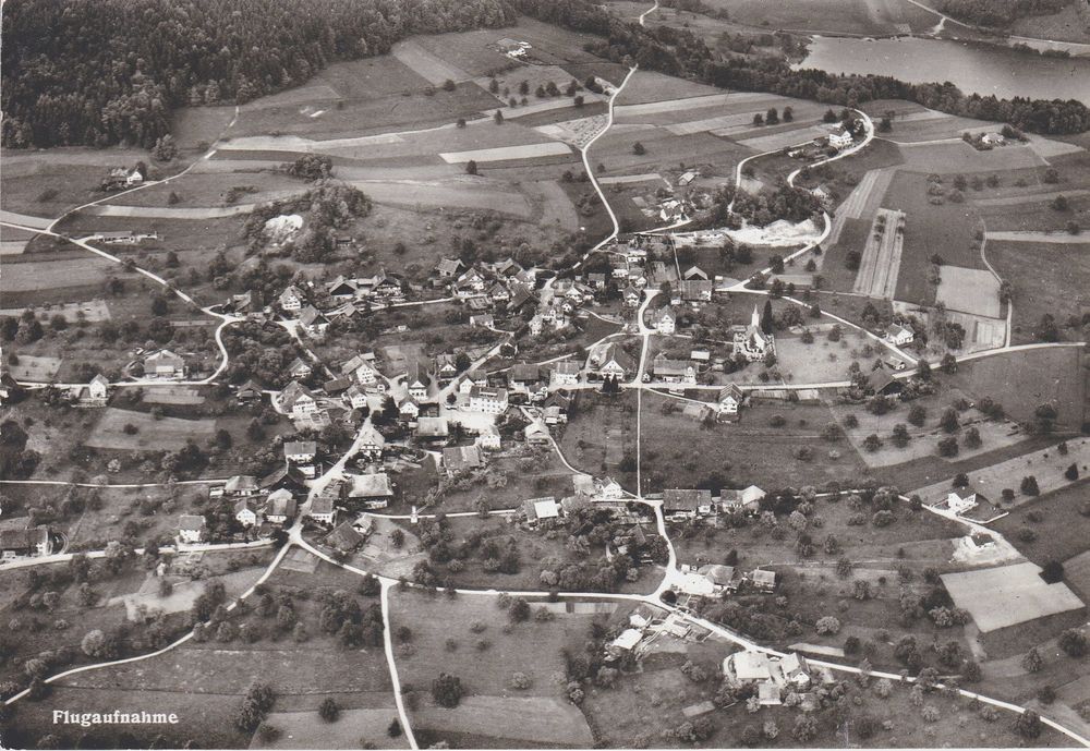 AEUGST am Albis - Luftaufnahme 1961 (Gebraucht) in für CHF 4 – mit ...