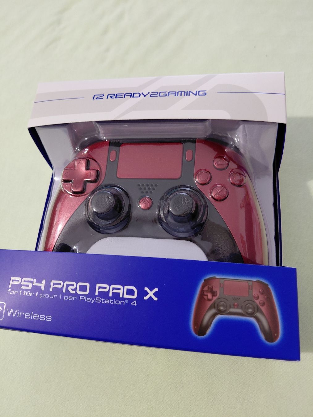 Neuer, roter PS4 Pro Pad X Wireless Controller. (Neu und ...