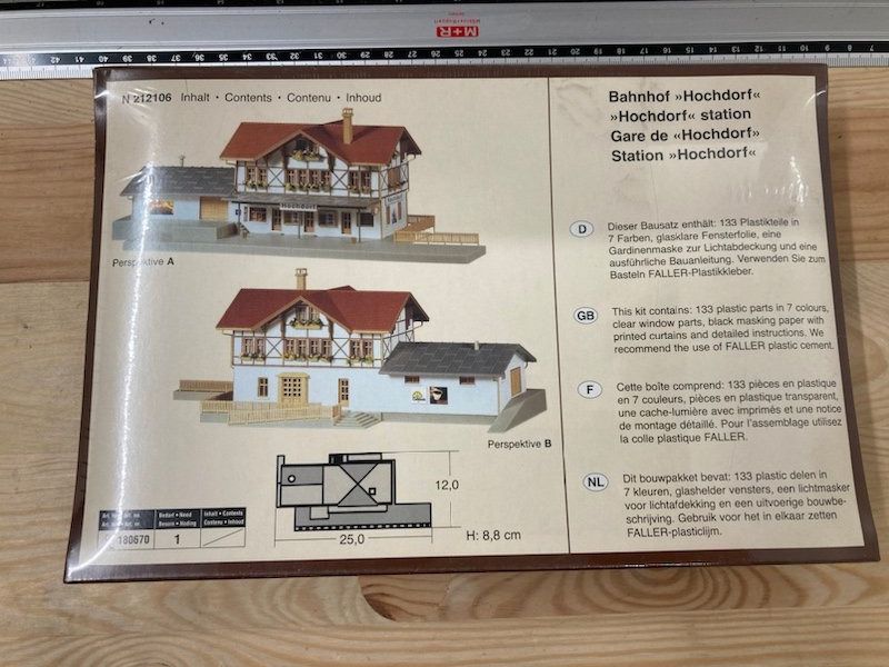 Faller N 212106 Bahnhof "Hochdorf" (Neu und originalverpackt) in ...
