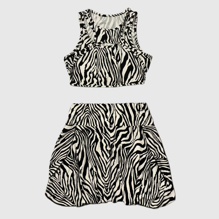 Zebra Set (Top und Rock) | Kaufen auf Ricardo