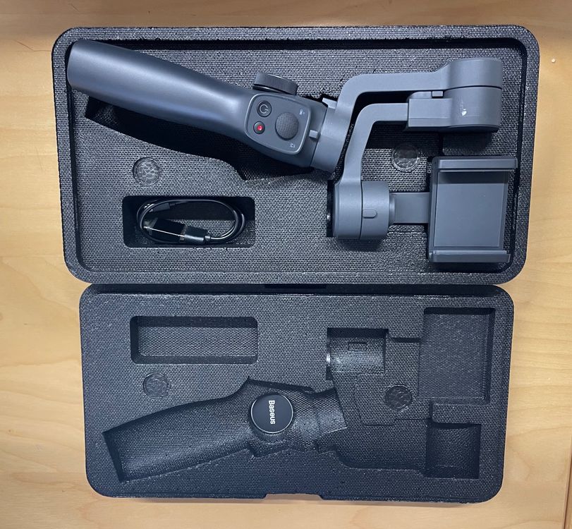 Baseus - Gimbal 3-Achsen Stabilisator 320° Schwenkbar für Sm (Neu ...