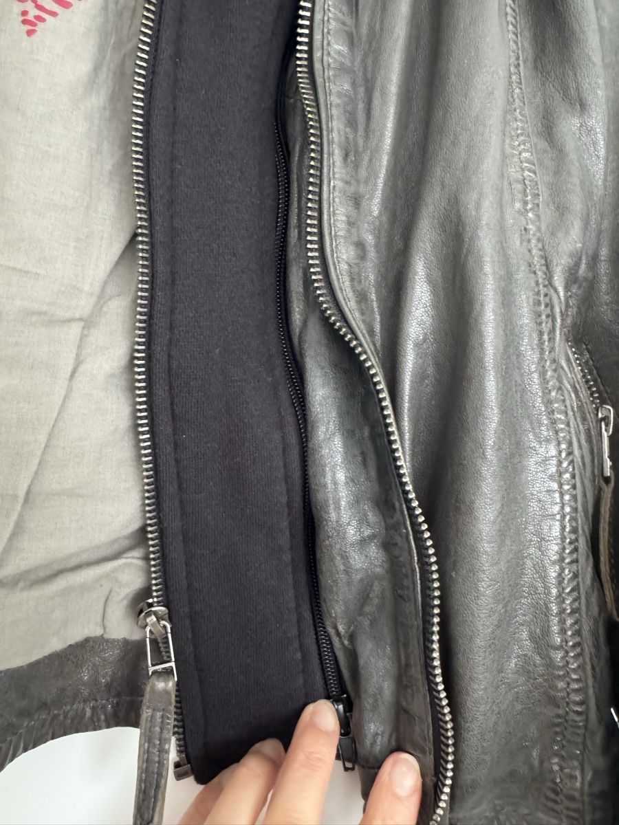 Gipsy Lederjacke, Grau (M) (D'occasion) à Arth pour CHF 35 – avec ...