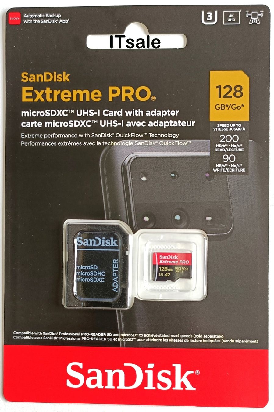 SanDisk MicroSD 128GB Extreme PRO mit SD-Adapter *portofrei* (Neu und ...