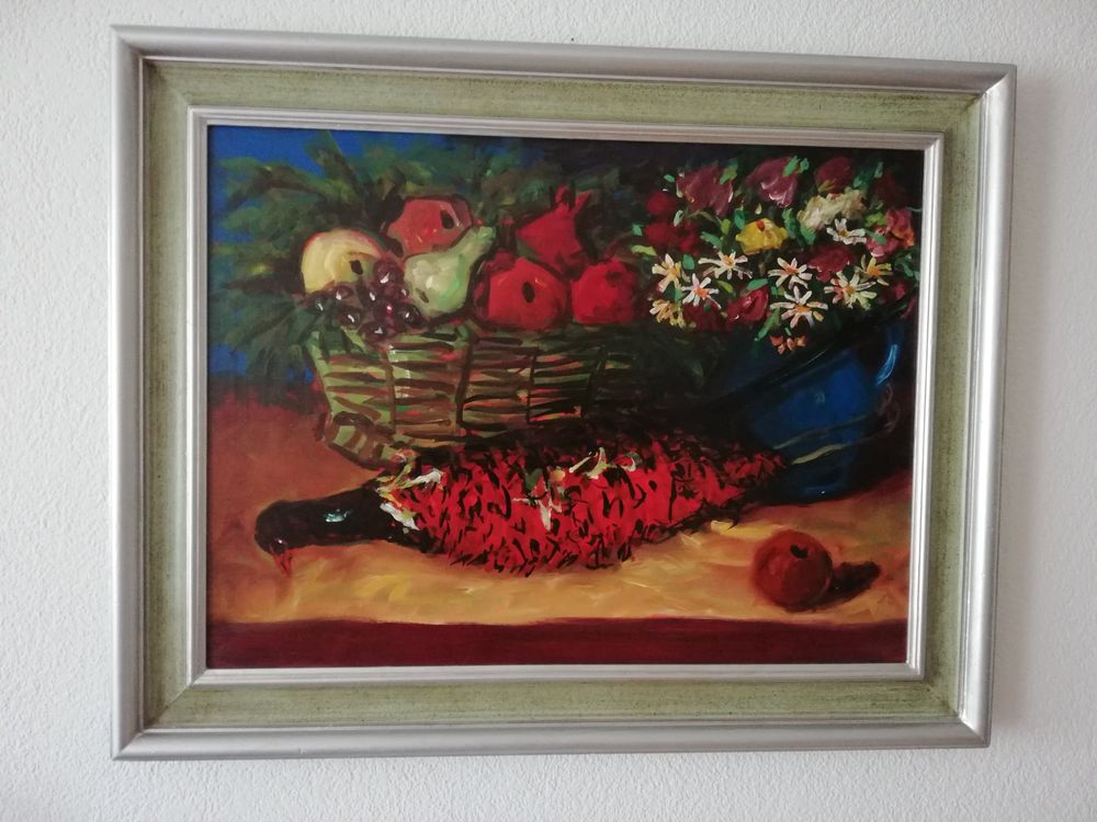 Grosses Stilleben von Bertolini Giuseppe, signiert | Kaufen auf Ricardo