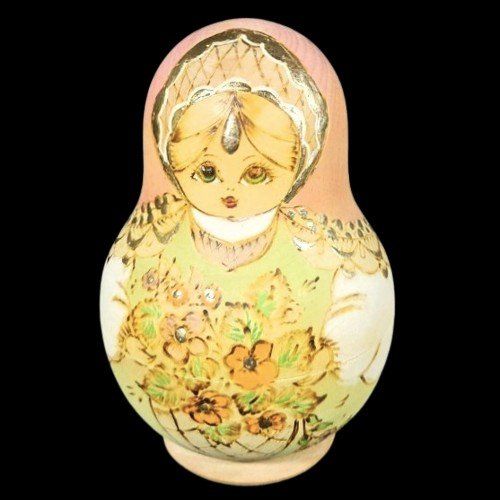 Wunderschönes 5er Set Russische Matroschka, "Rosa" 🩷 (Gebraucht) in ...