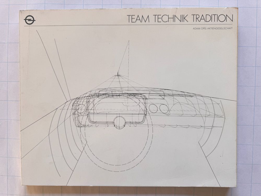 Opel "Team Technik Tradition"-Broschüre 1977, Top Zustand! (Gebraucht ...