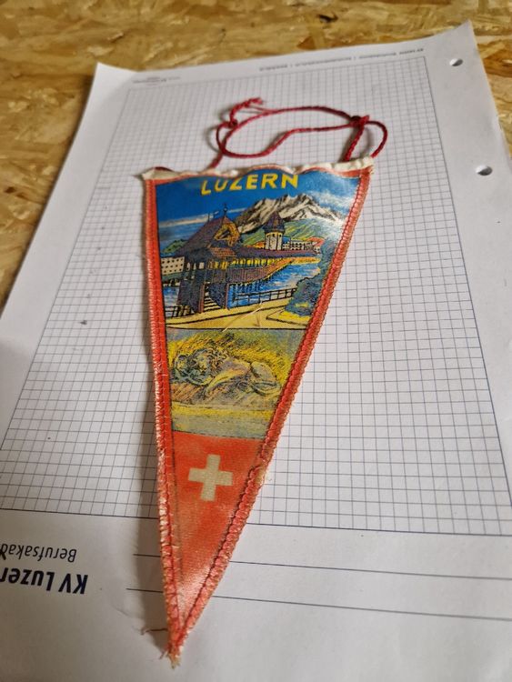 Wimpel Luzern, Vintage Souvenir Wimpel (Gebraucht) in Rothrist für CHF ...