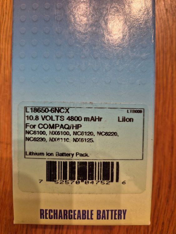 Original Laptop Batterie zu HP/Compaq (Neu und originalverpackt) in ...