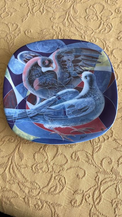 Piatto da collezione numerato Rosenthal "Friedenstauben" (Gebraucht) in ...