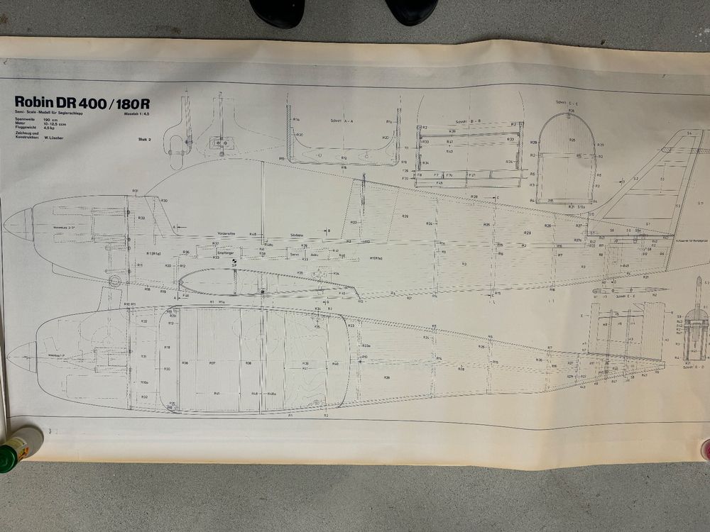 Bauplan Robin DR400/180R (Gebraucht) in Münchenbuchsee für CHF 35 – mit ...