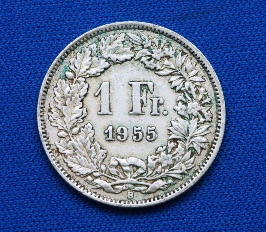 Silberner 1.- Jahrgang 1955, Rar | Kaufen auf Ricardo