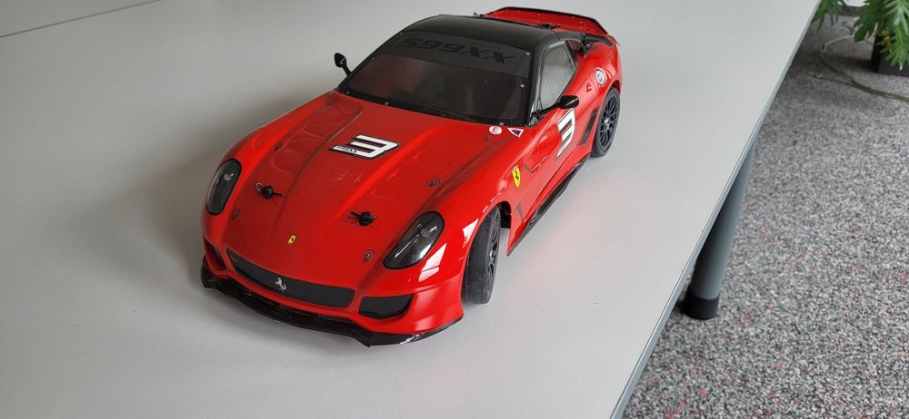 Tamiya RC Ferrari 599XX (TA06) (Gebraucht) in Gunten für CHF 150 – nur Abholung auf Ricardo kaufen