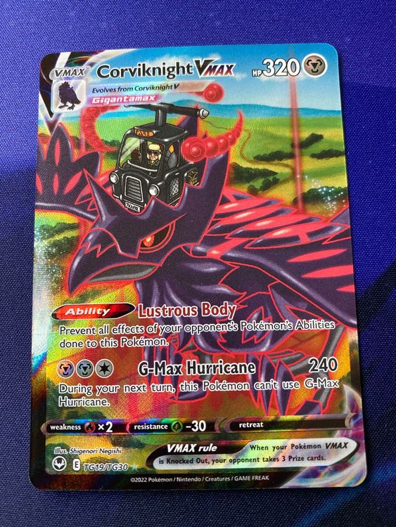 Pokemon Karte [Corviknight] [VMax] [TG19] [Silver Tempest] (Gebraucht ...