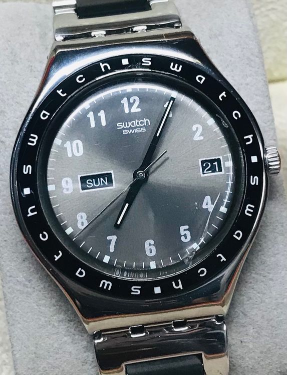 SWATCH IRONY Day-Date Herrenuhr ( Quartz / 39 mm ) (Gebraucht) in Oftringen für CHF 7 – nur ...