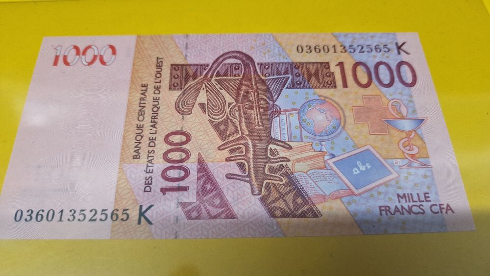 1000 CFA Franc Westafrika, Kamele, Sammler Banknote 2003 (Neu und ...