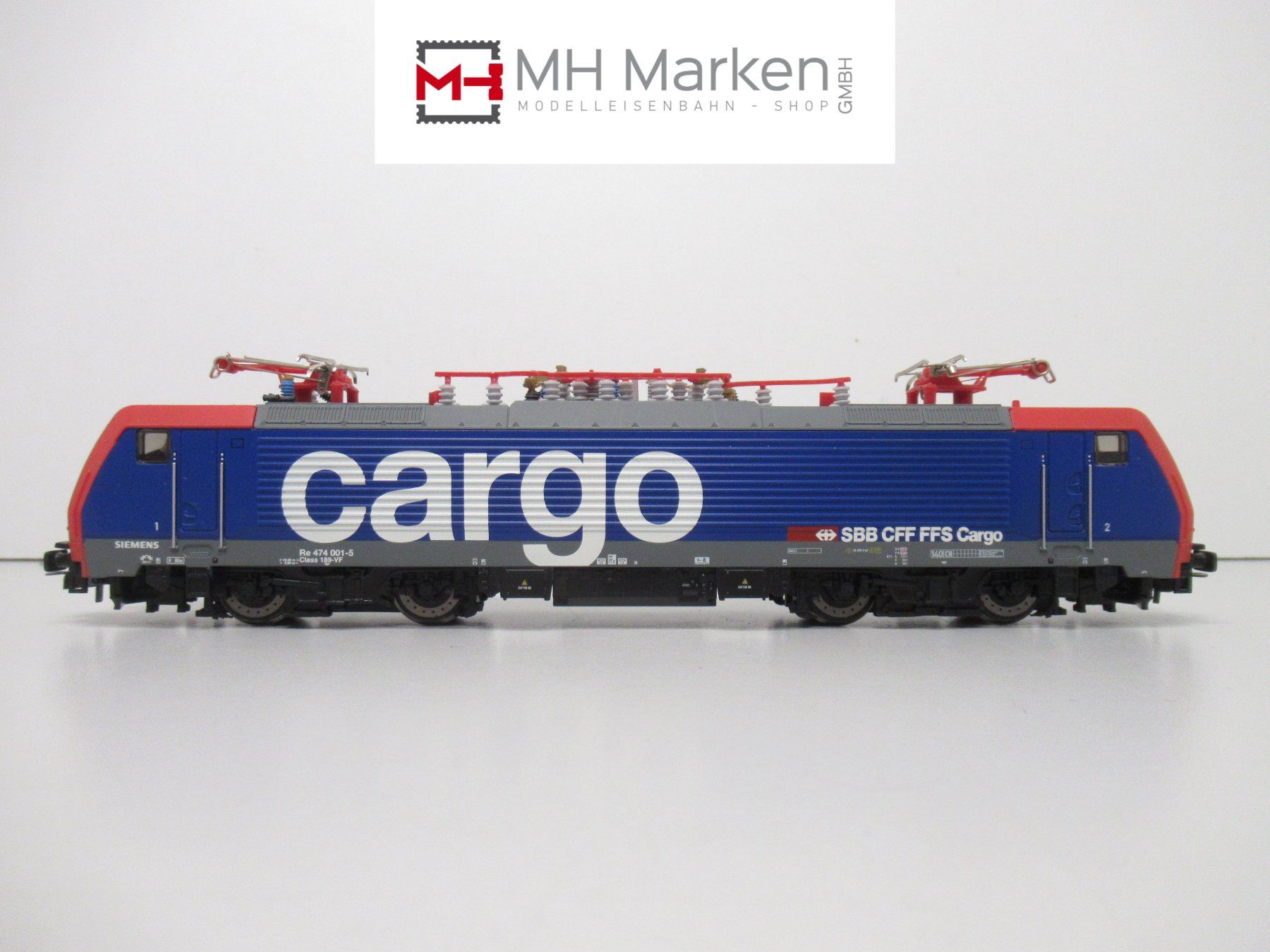 Piko 57455 E-Lok Re474 der SBB Cargo Gleichstrom Analog H0 (Gebraucht ...