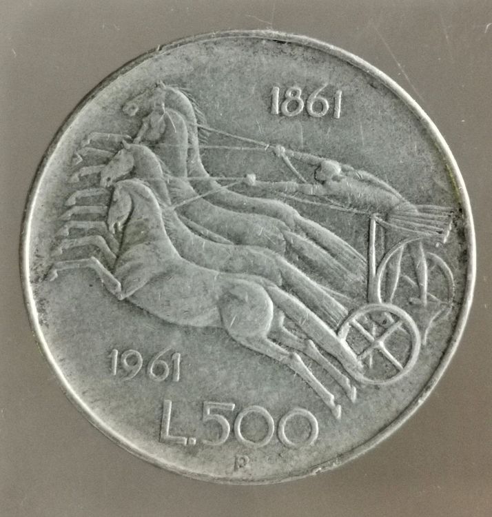 ITALIEN 500 LIRE 1961 SILBER | Kaufen auf Ricardo
