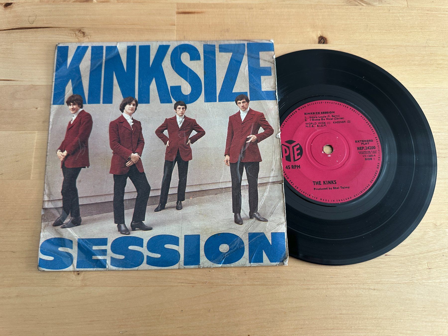 KINKS RAY DAVIES DAVID tolle rare Single EP Kinkssize 60's (Gebraucht ...