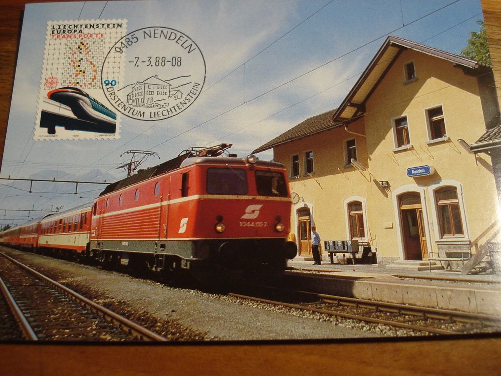 Liechtenstein, 1988, Satz Maximumkarten, Bahnhöfe | Kaufen auf Ricardo
