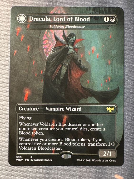 Voldaren Bloodcaster (Dracula,Lord of Blood) Variant 338 VOW (Neu ...