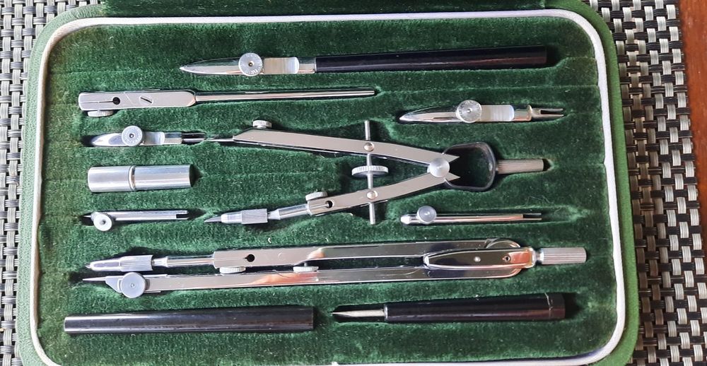 Compasso Set Originale Pracision E.O Richter & Co Vintage (Usato) a ...