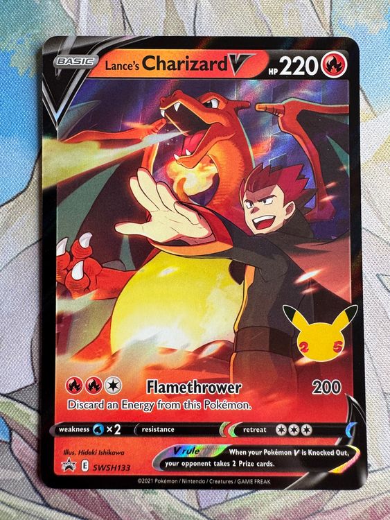 Pokémon TCG – Lance Charizard V (SWSH133) Promo (Neu (gemäss ...