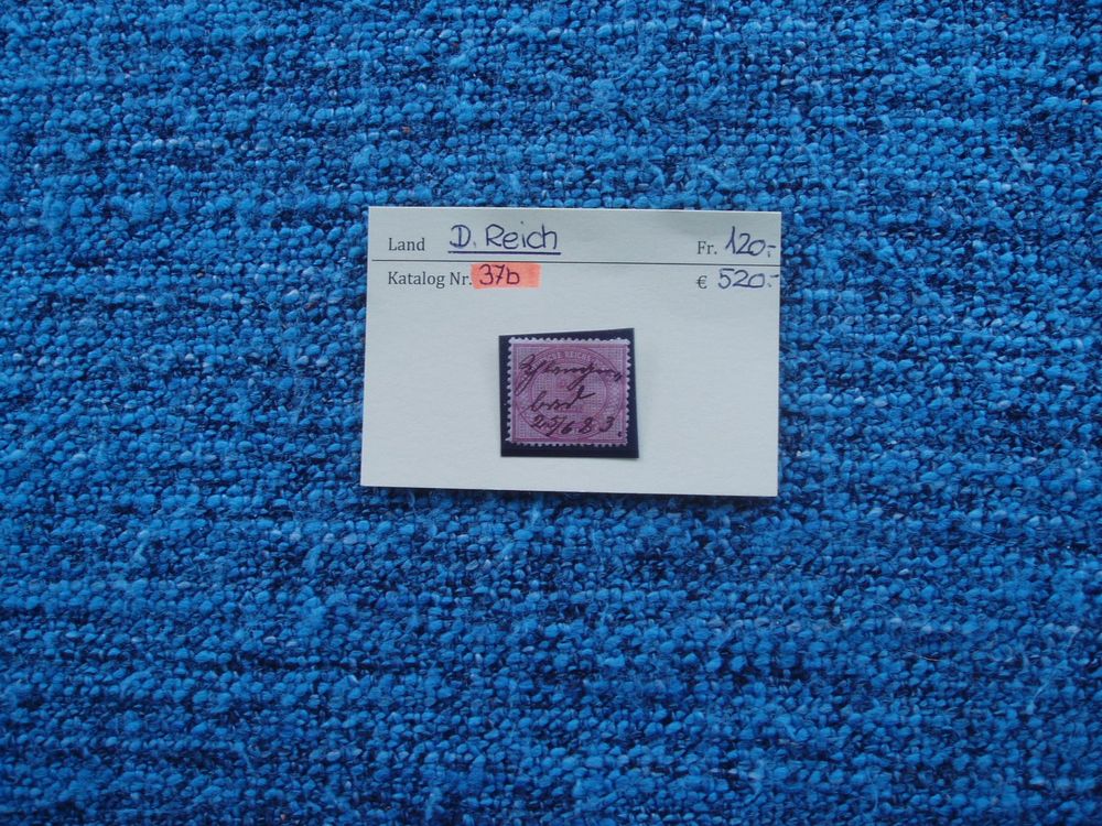 Deutsches Reich Nr. 37b Ziffer im Oval Euro 520.00 | Kaufen auf Ricardo