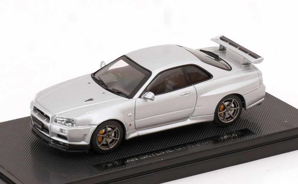 Nissan Skyline GT-R R34 V-SPEC II silber 1/43 Ebbro NEU (Neu und originalverpackt) in Oberrüti ...