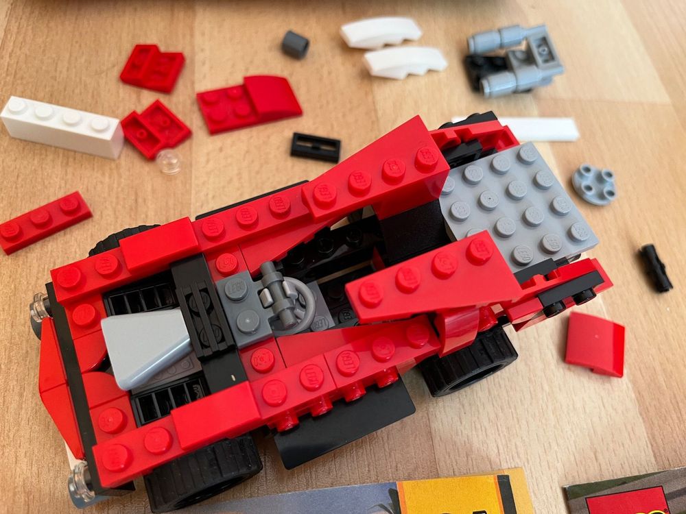 Lego Creator rotes Auto 3 in 1 Nr.31100 mit bauanleitung (Gebraucht) in ...
