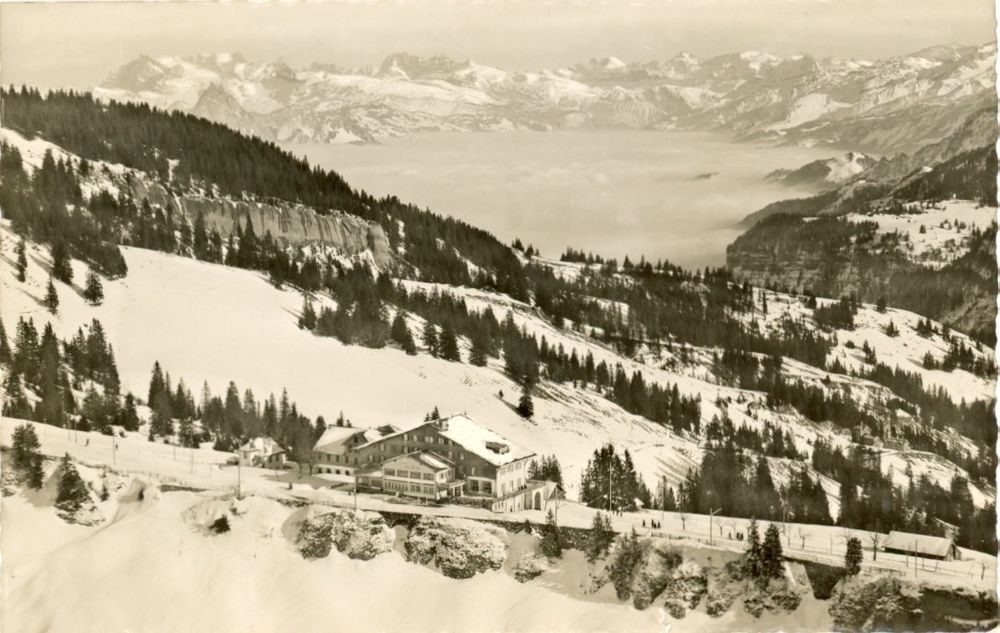 Rigi - Staffel SZ - Berghaus / Fliegeraufnahme u m 1951 (Gebraucht) in ...