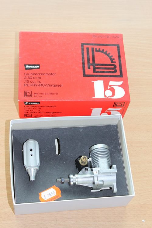 Modellmotor Graupner HB 15 Perry-RC-Vergaser Bestellnr. 1524 | Kaufen auf Ricardo
