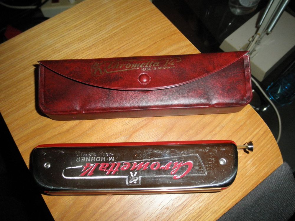 Mund-Harmonika HOHNER Chrometta 14 Original 60er (Gebraucht) in ...