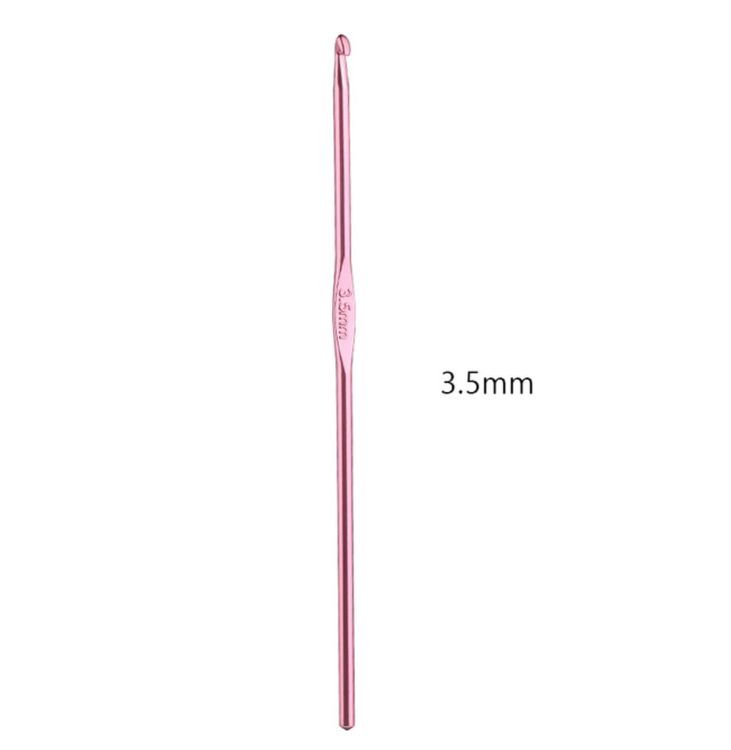 Häkelnadel 3.5 mm rosa (Nadel zum Häkeln/Crochet needle) (Neu und ...