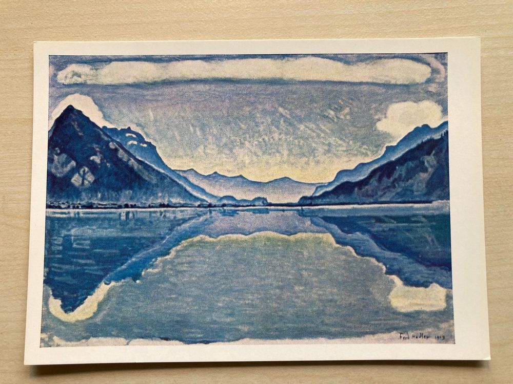Kunstkarte Ferdinand Hodler: Thunersee 1909 | Kaufen auf Ricardo