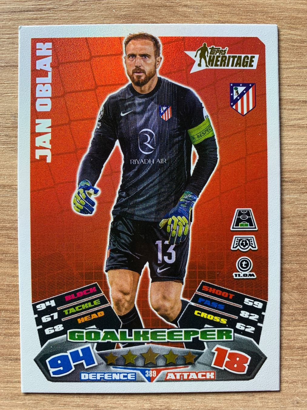 Soccer Jan Oblak Heritage Match Attax 25/26 🔥 (Gebraucht) in Netstal ...