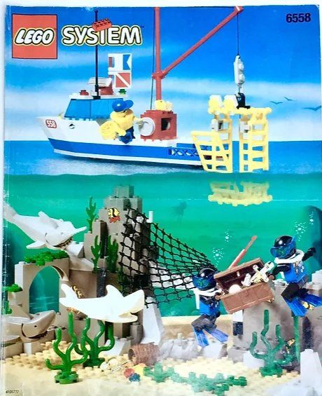Lego System6558 - Shark Cage Cove - Vintage-Set (Gebraucht) in Burgdorf ...