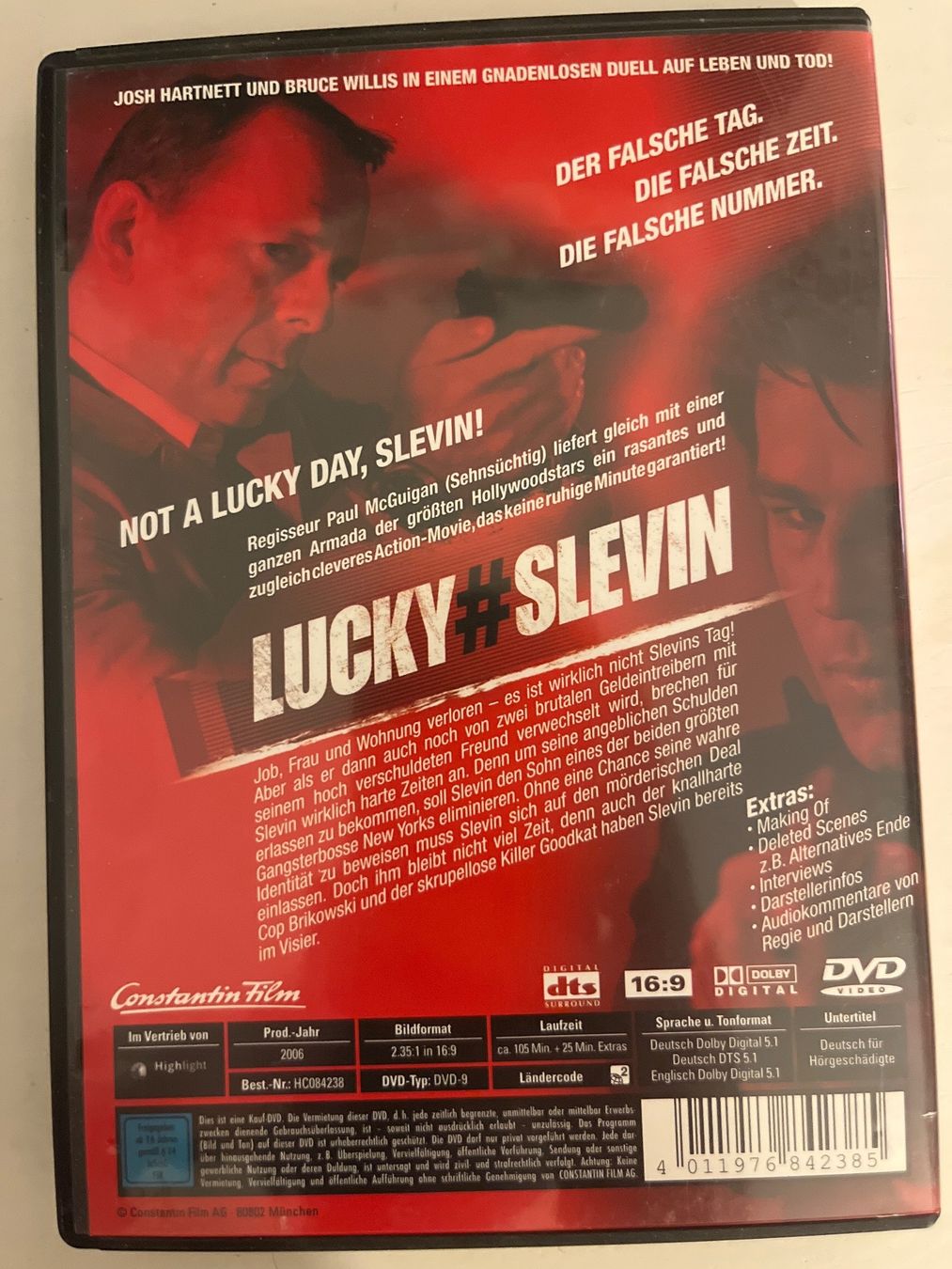 Lucky Number Slevin (2006) DVD 📀 - Bruce Willis (Neu (gemäss Beschreibung)) in Sierre für CHF 2. ...