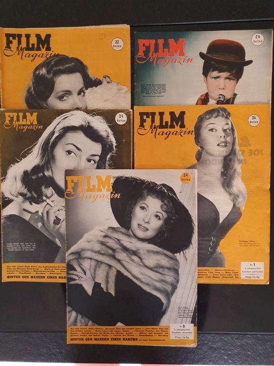 5 Filmmagazine von 1952 bis 1955 (Gebraucht) in Murgenthal für CHF 7 ...