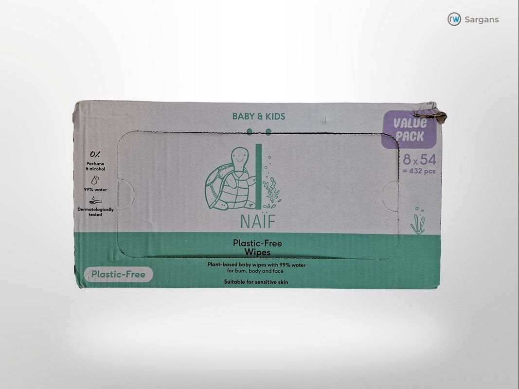 NAIF Plastic-Free Wipes Value Pack 8 mal 54 (Neu (gemäss Beschreibung ...