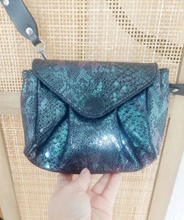 Sac Paul Marius Python irisé Suzon S Boréal cuir (Neuf (Voir ...