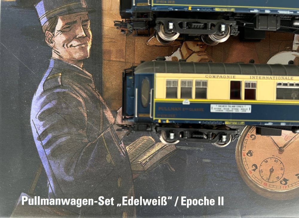 CIWL Pullmanwagen-Set Edelweiss Märklin 42470 (Neu (gemäss Beschreibung ...