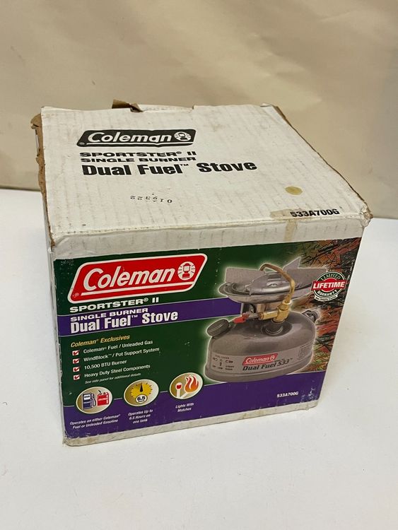 Benzinkocher Coleman 533 Dual Fuel Stove Campingkocher (Gebraucht) in ...